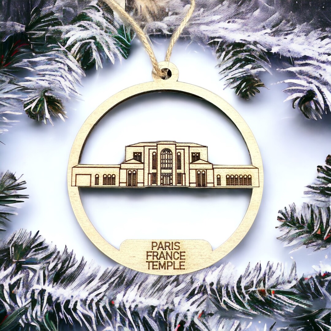Paris France Temple Ornament - LDS Gift - Mormon Gift - Missionary ...