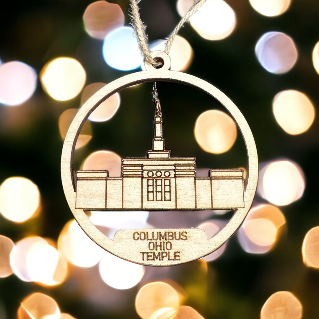 Columbus Ohio Temple Ornament - LDS Gift - Mormon Gift - Missionary ...