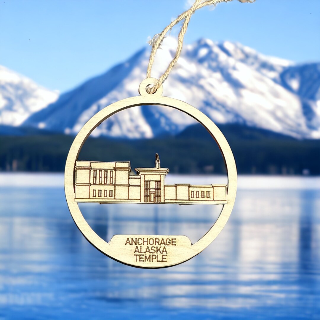 Anchorage Alaska Temple Ornament - LDS Gift - Mormon Gift - Missionary ...
