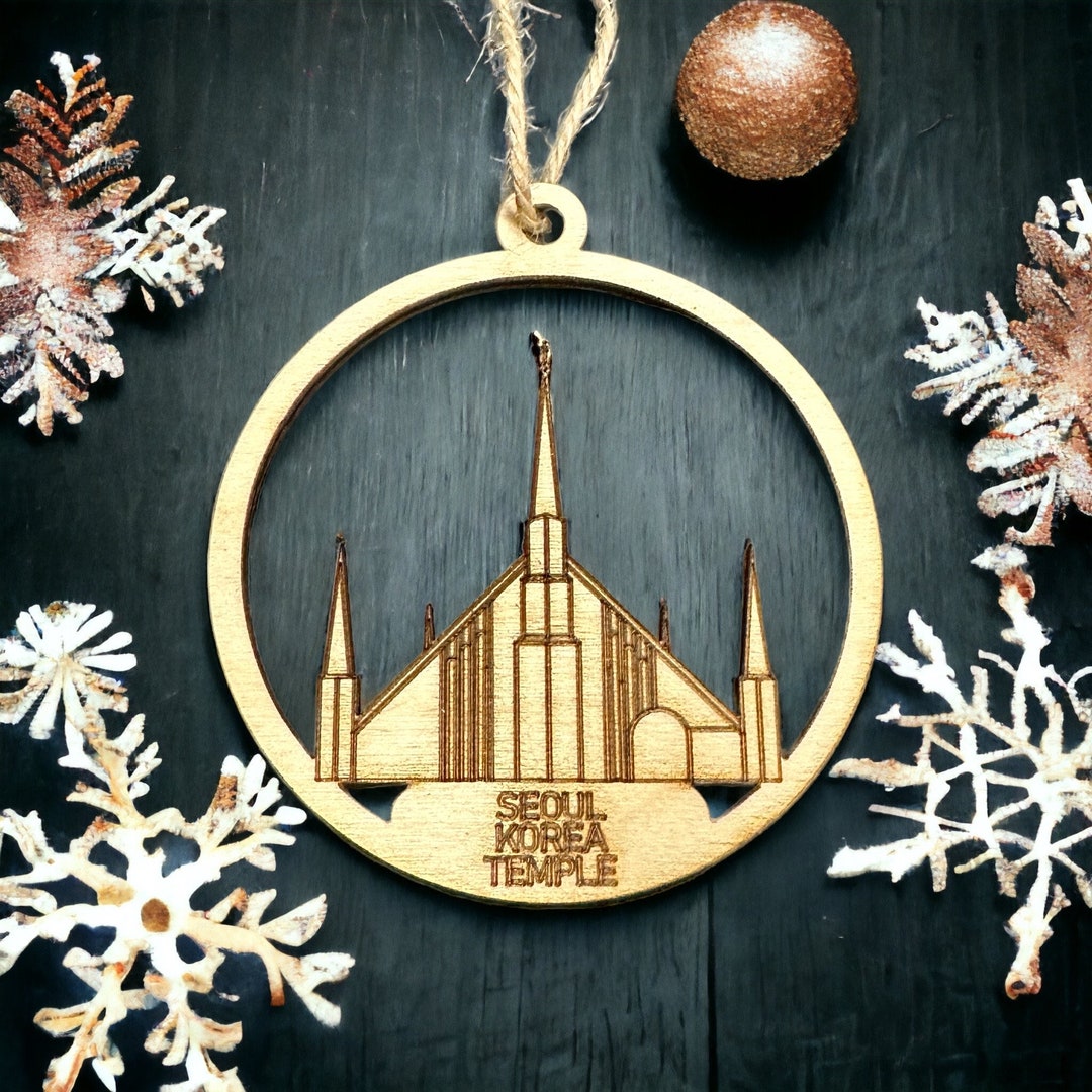 Seoul Korea Temple Ornament - LDS Gift - Mormon Gift - Missionary Gift ...