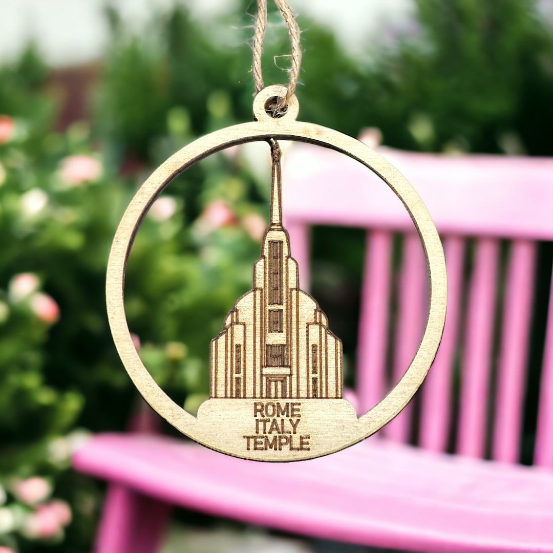 Rome Italy Temple Ornament - LDS Gift - Mormon Gift - Missionary Gift ...