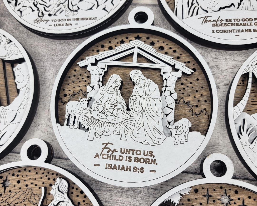 For Unto Us A Child is Born - Isaiah 9:6 - A King is Born Christmas ...