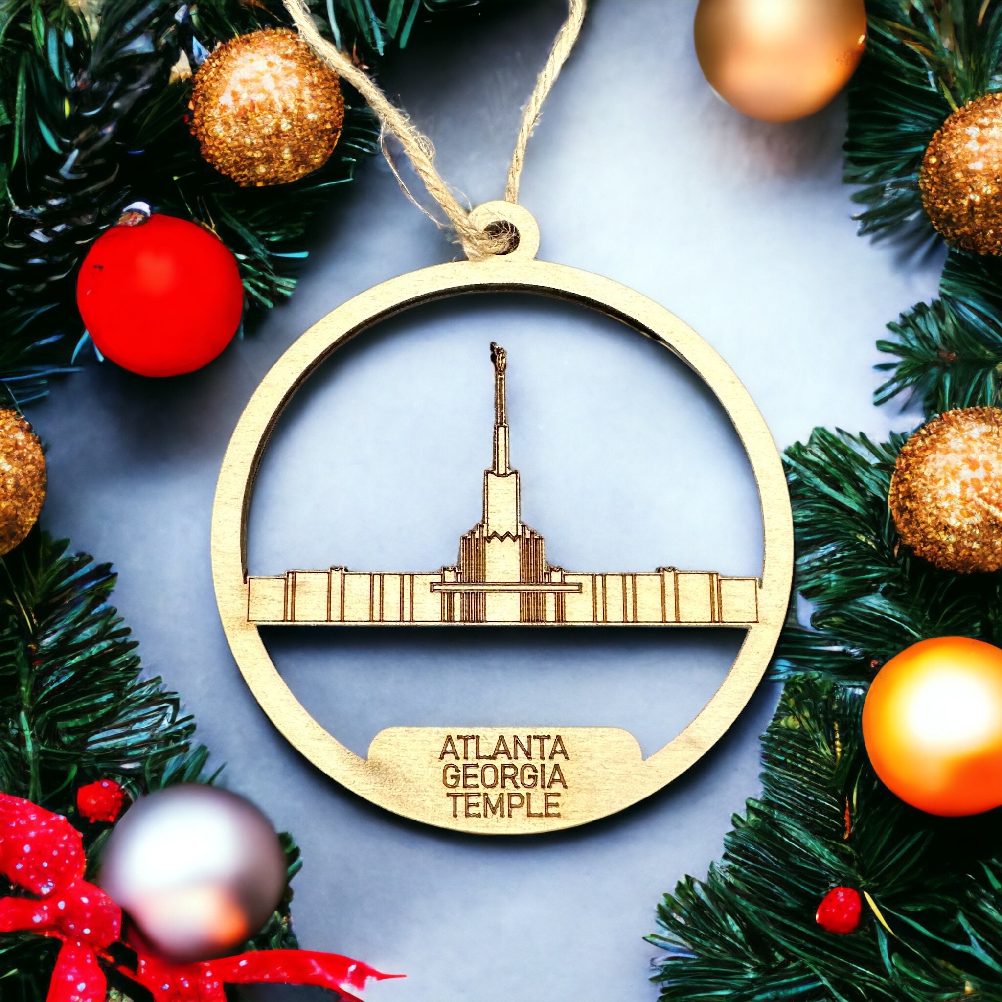 Atlanta Georgia Temple Ornament - LDS Gift - Mormon Gift - Missionary ...