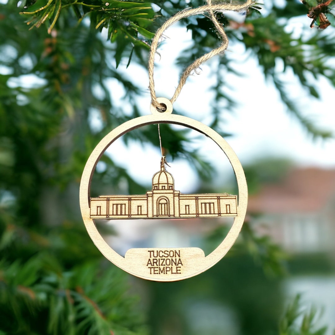 Tucson Arizona Temple Ornament - LDS Gift - Mormon - Missionary ...
