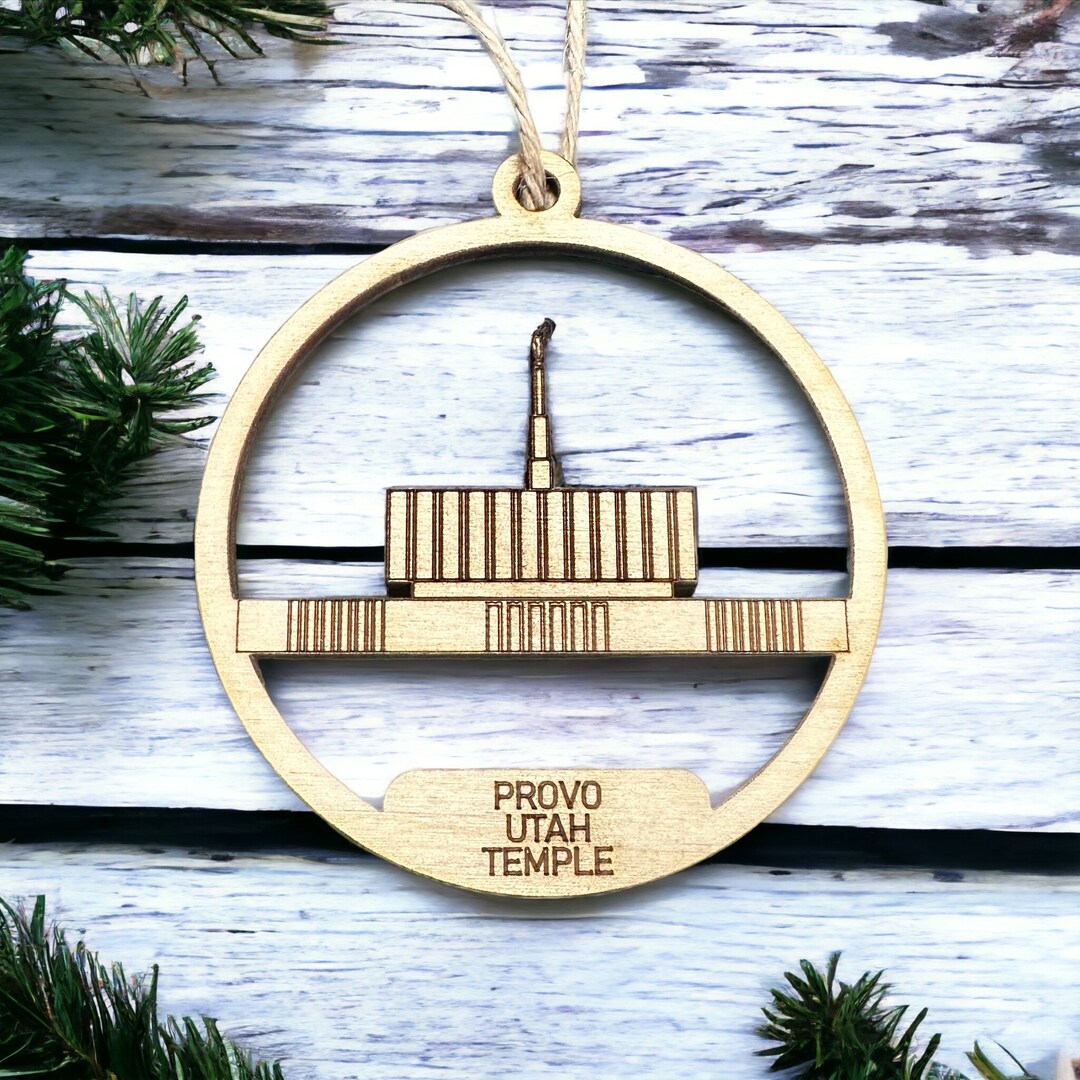 Provo Utah Temple Ornament - LDS Gift - Mormon Gift - Missionary Gift ...