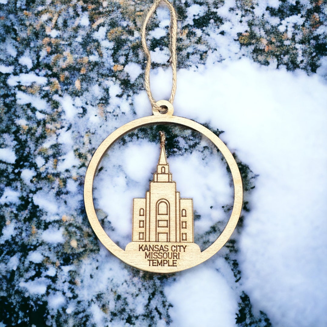 Kansas City Missouri Temple Ornament - LDS Gift - Mormon Gift ...