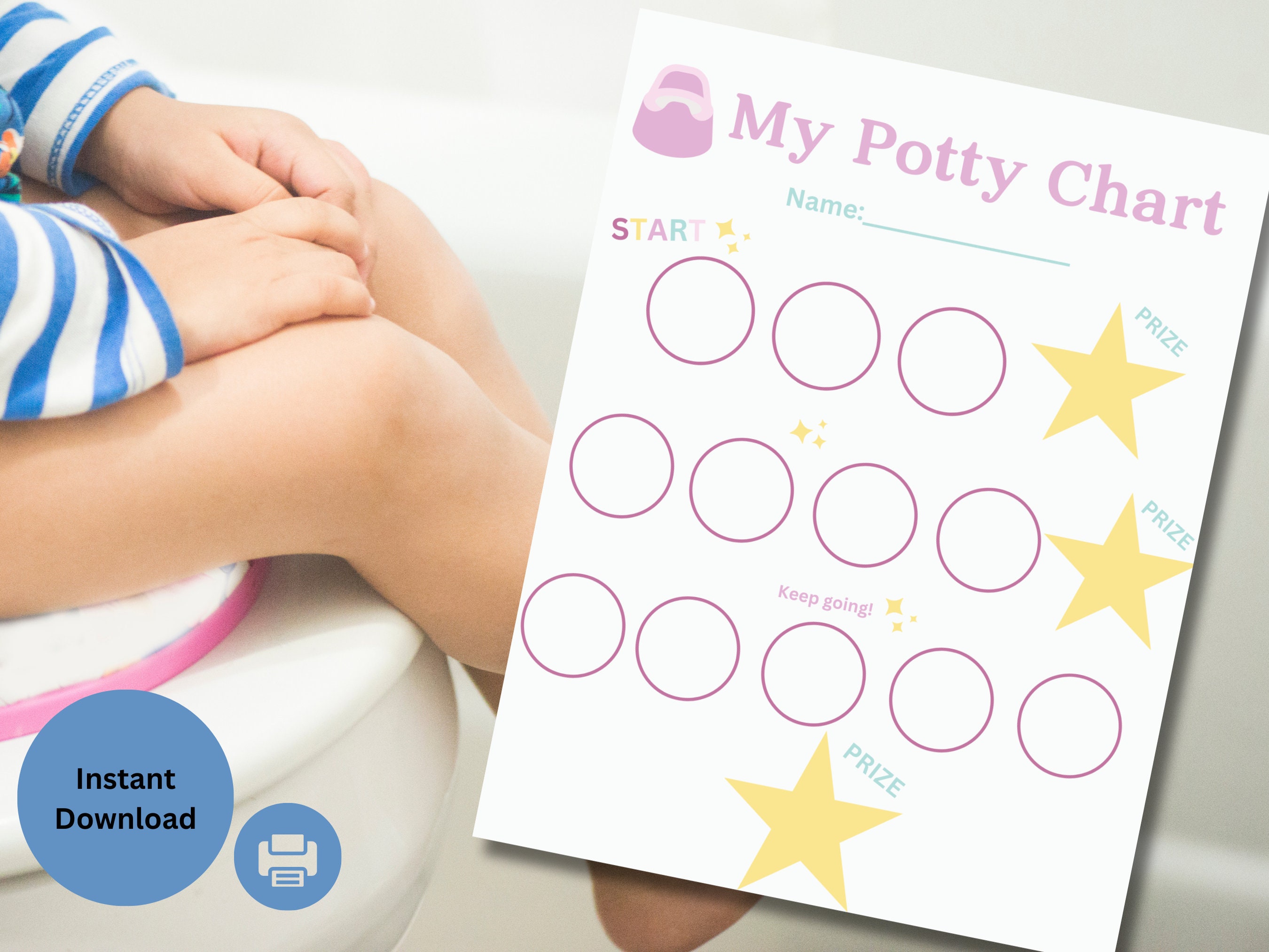 Printable Kids Reward Chart Kids Behavior Reward Chart Autism Sticker ...