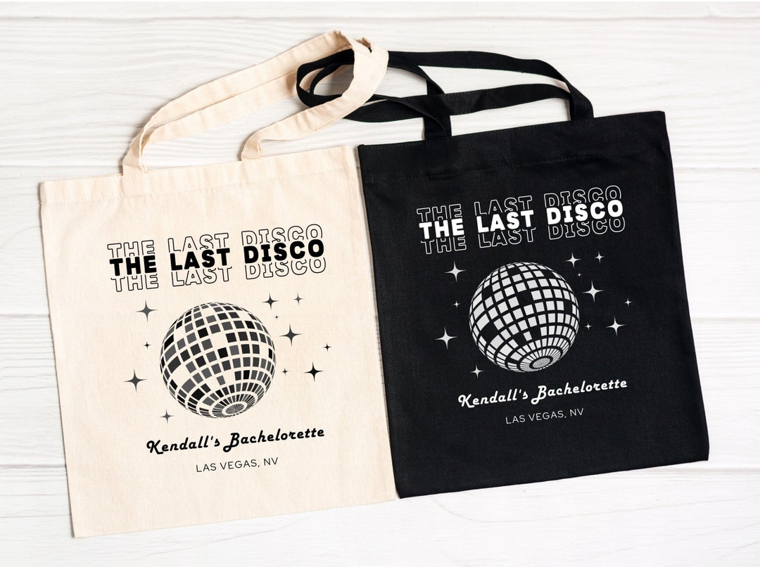 Custom the Last Disco Bachelorette Theme Tote Bags, Personalized ...