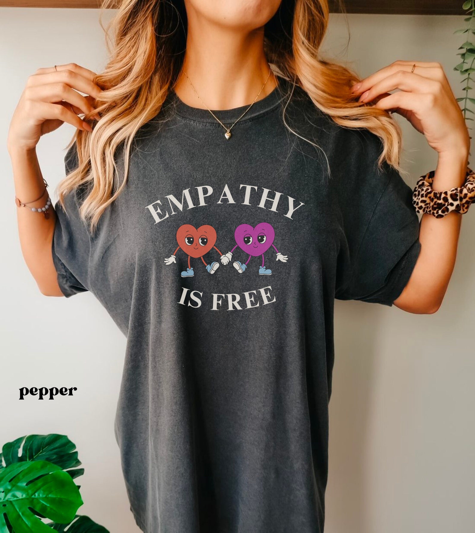 Empathy is Free Shirt, Empathy Graphic Tee, Inspirational and Positive ...