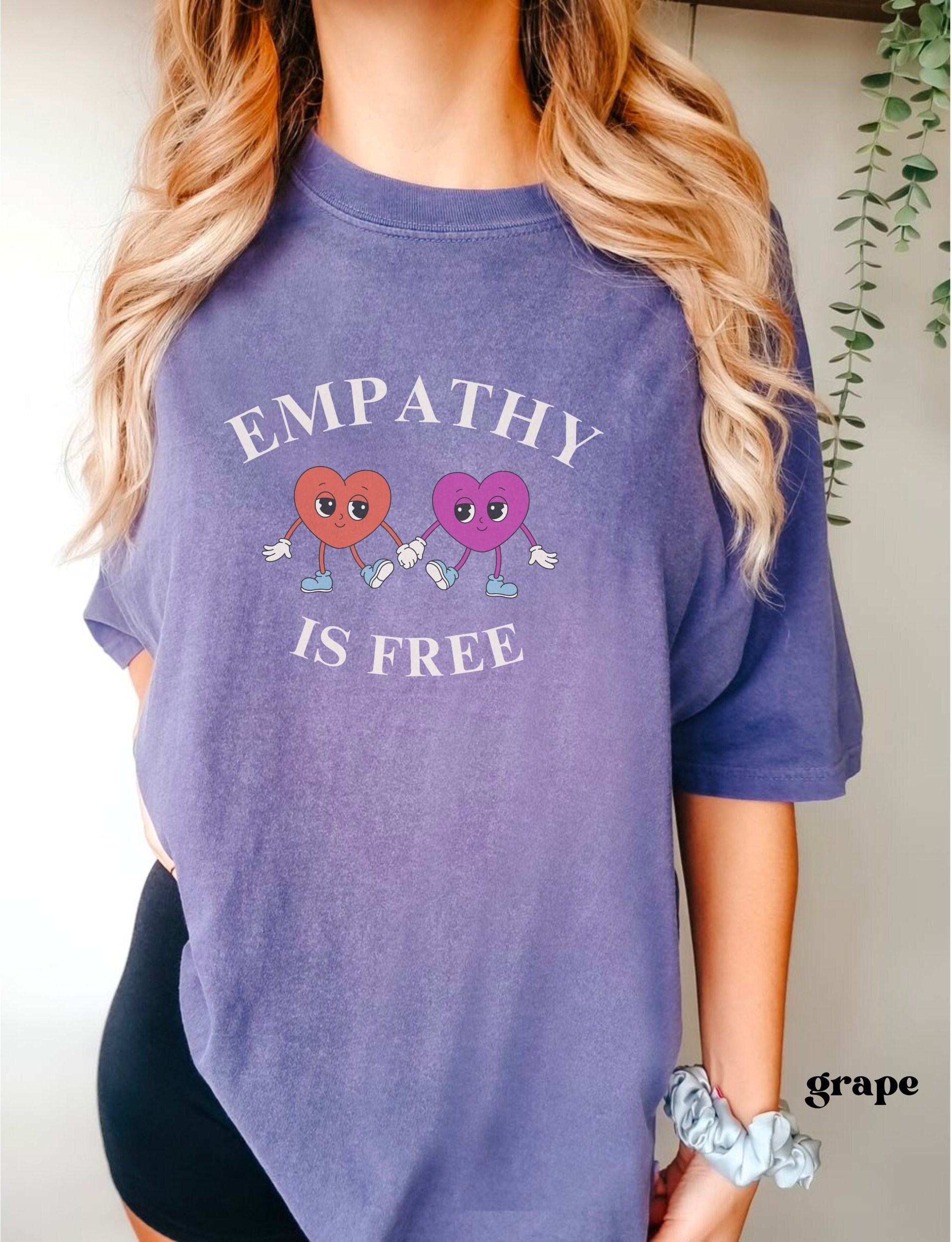 Empathy is Free Shirt, Empathy Graphic Tee, Inspirational and Positive ...