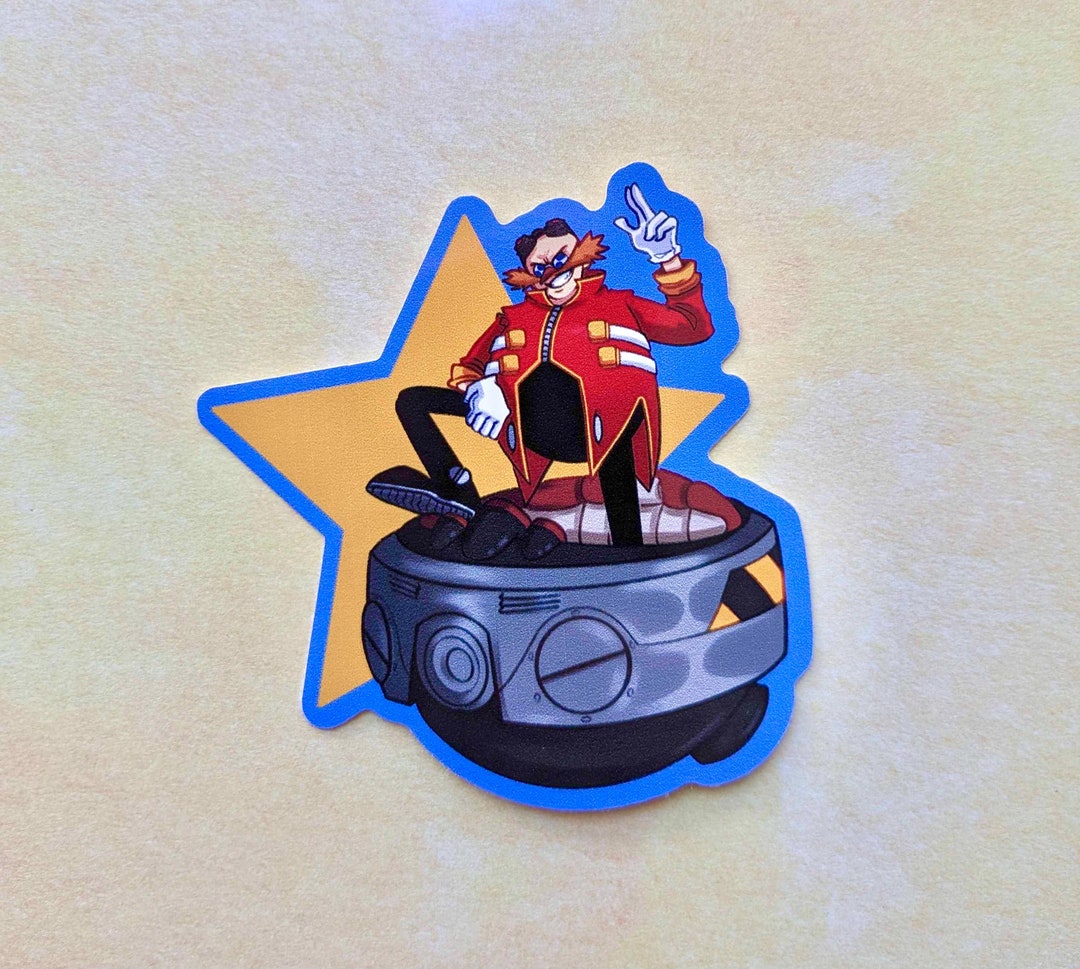 Dr Eggman 3 Sticker - Etsy