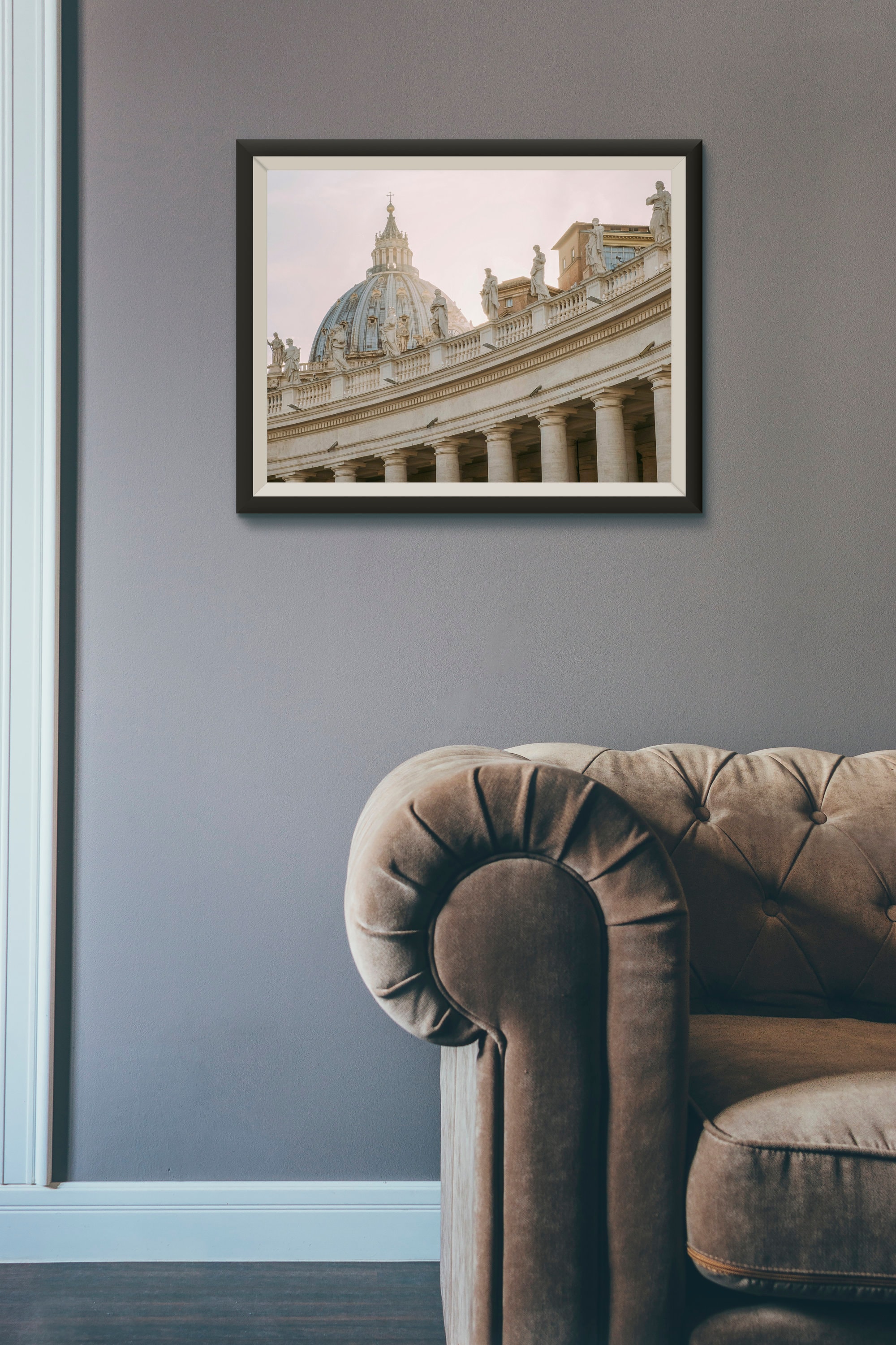 St. Peter’s Basilica Wall Art - Vatican Elegance, Italy. Premium Matte ...
