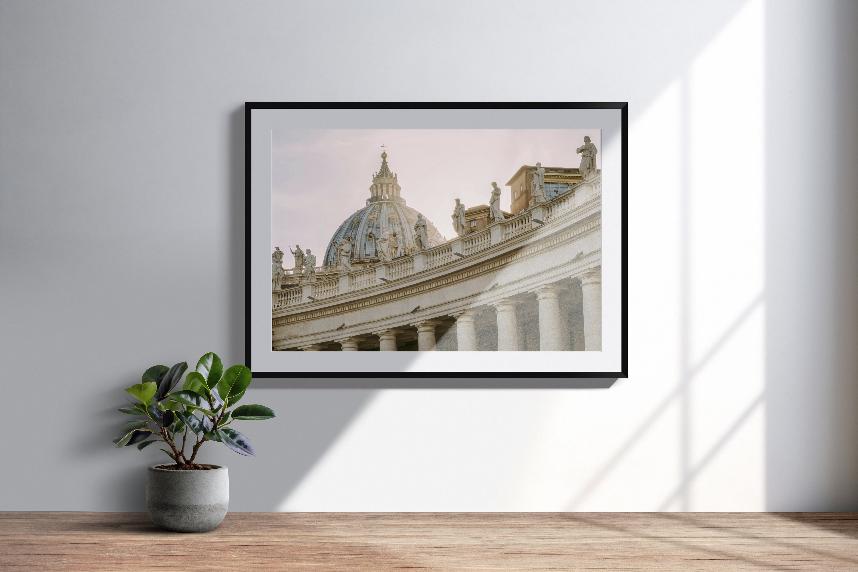 St. Peter’s Basilica Wall Art - Vatican Elegance, Italy. Premium Matte ...