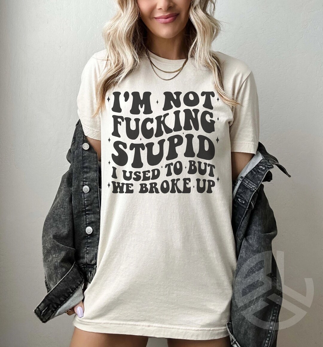 I'M NOT STUPID, BT , Nice Try Shirt, Break up Shirt, Funny Shirt, Your ...