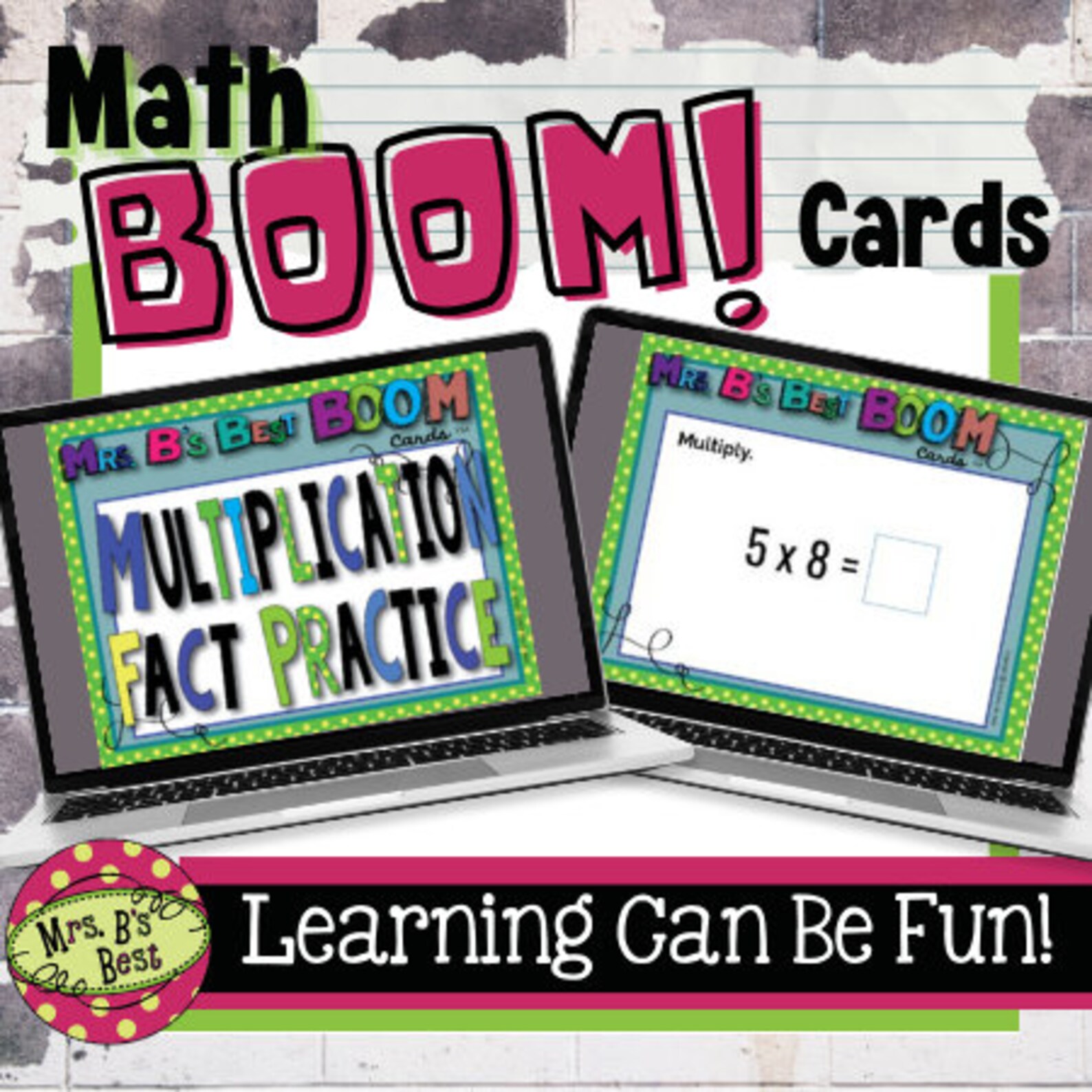 Multiplication Fact Practice Factors 0-10 Boom Cards by Mrs. B - Etsy