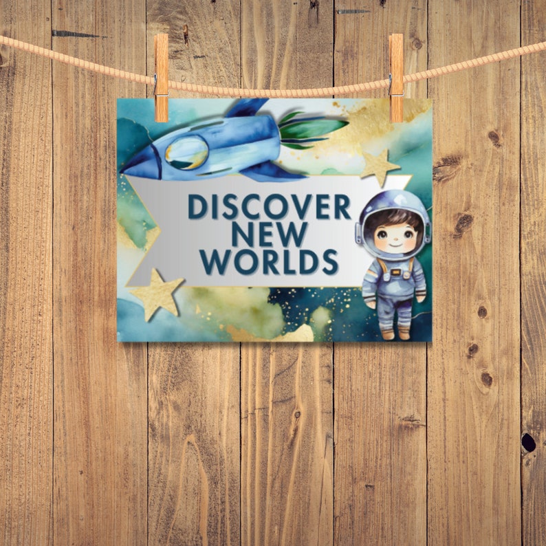 Outer Space Motivation Posters for the Classroom - Etsy