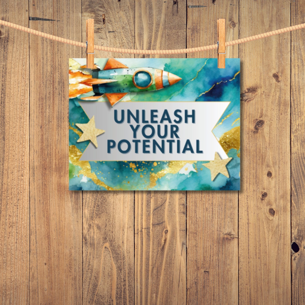 Outer Space Motivation Posters for the Classroom - Etsy