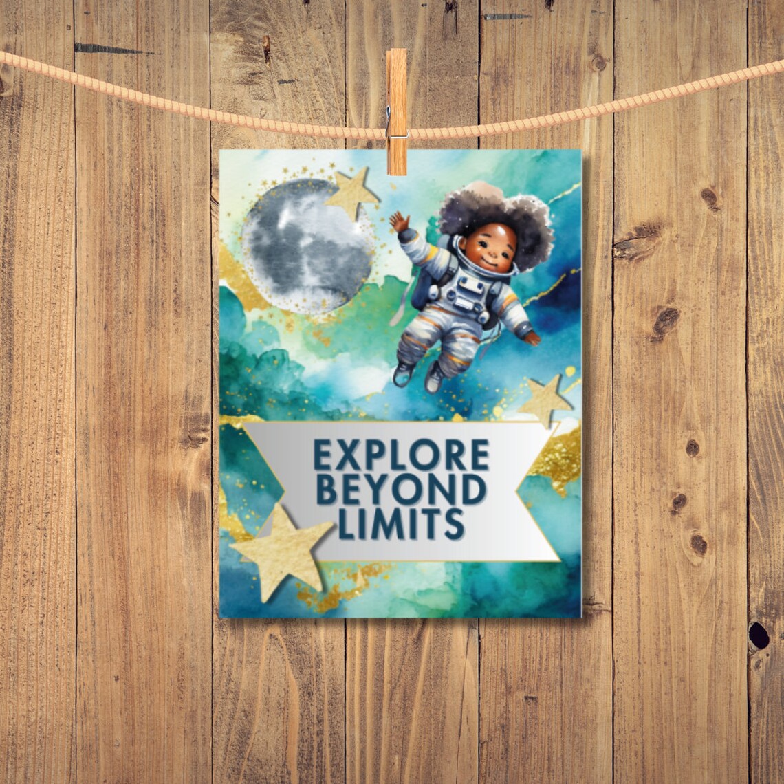 Outer Space Motivation Posters for the Classroom - Etsy