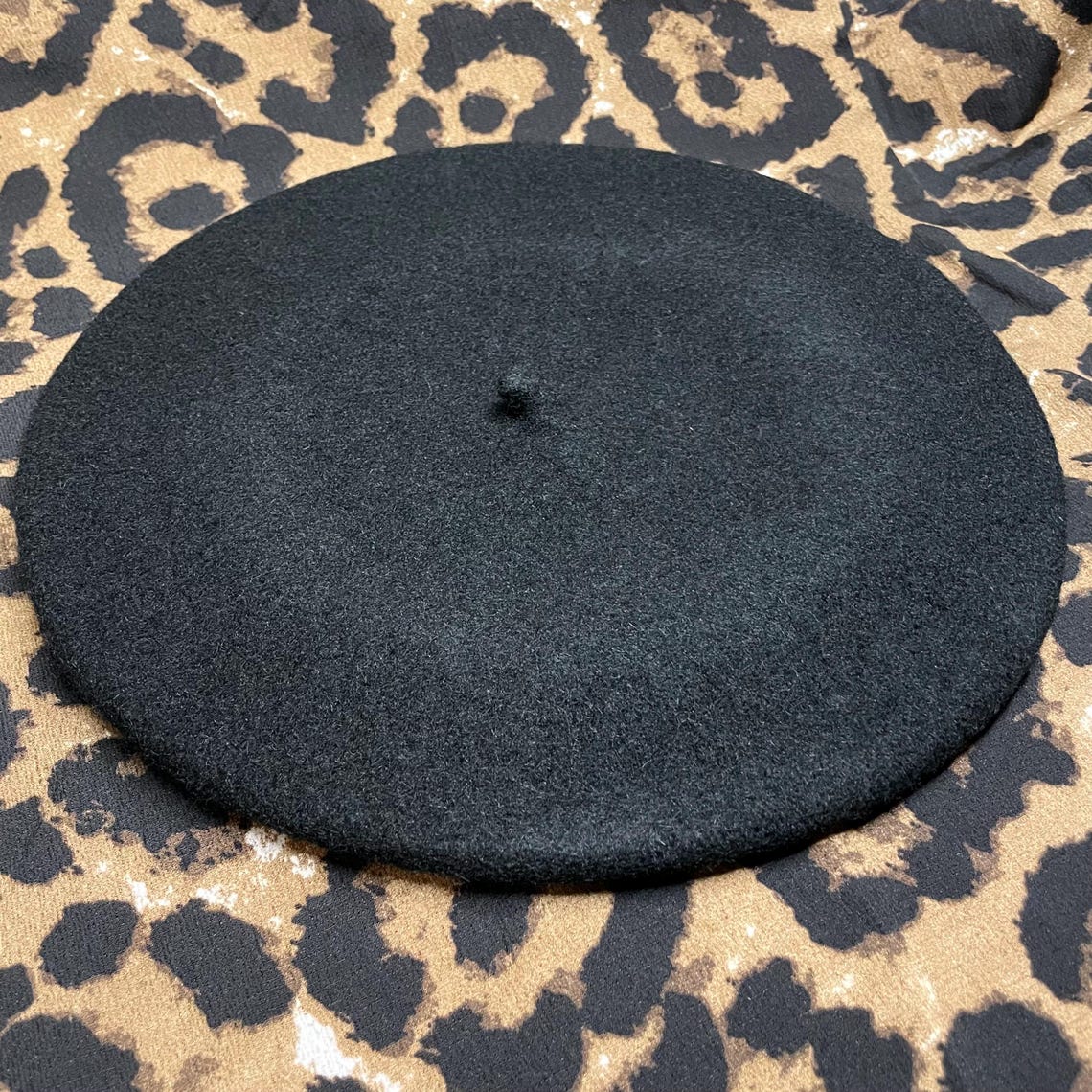 Edgy Grommet Black Beret With Silver Piercing Hoops & Charms – Alt Goth ...