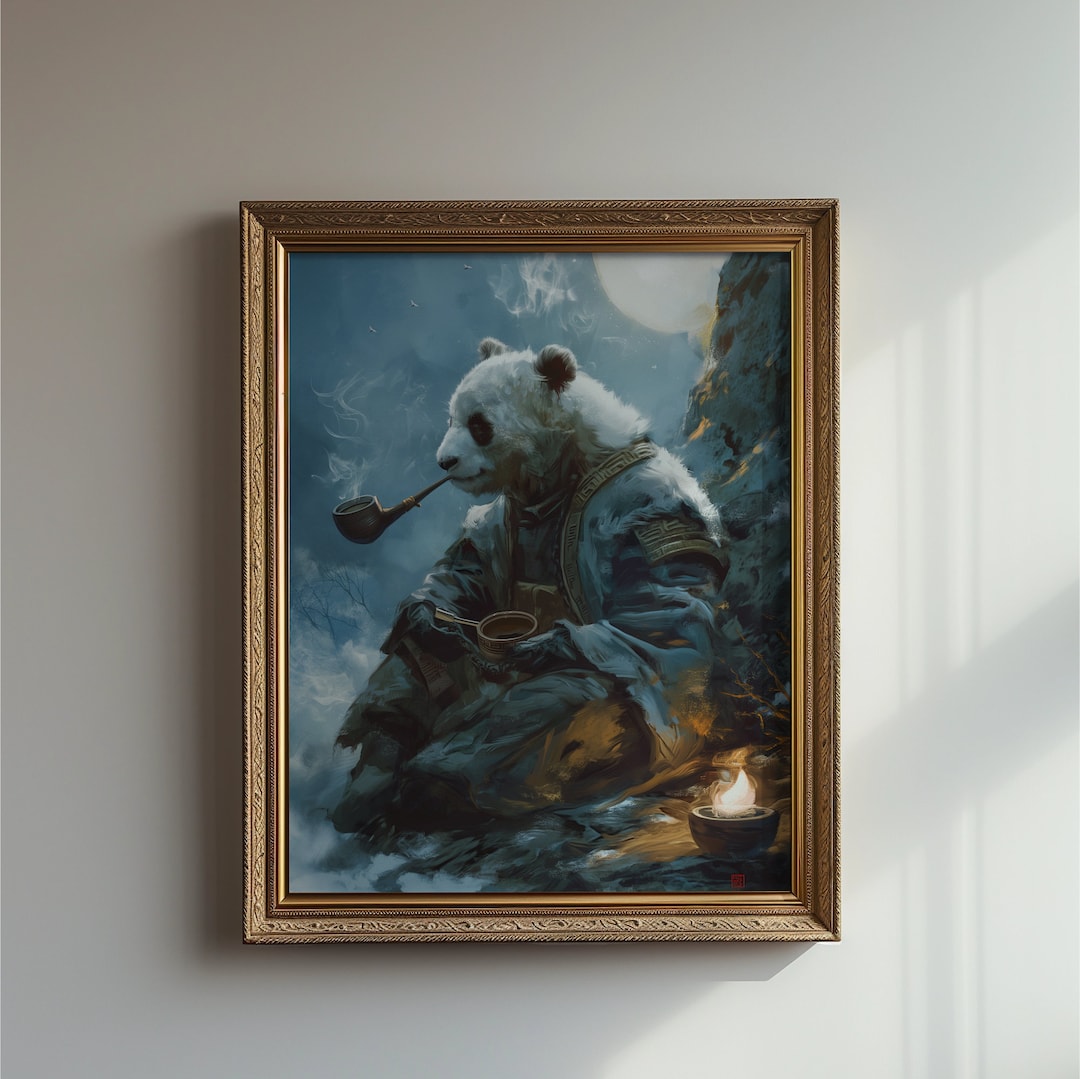 Peaceful Spirit | Printable Panda Wall Art | Tranquil Spirit in ...