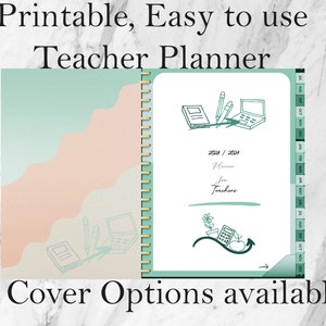 Printable, Simple, Essential Teacher Planner for 2023-2024 School Year ...