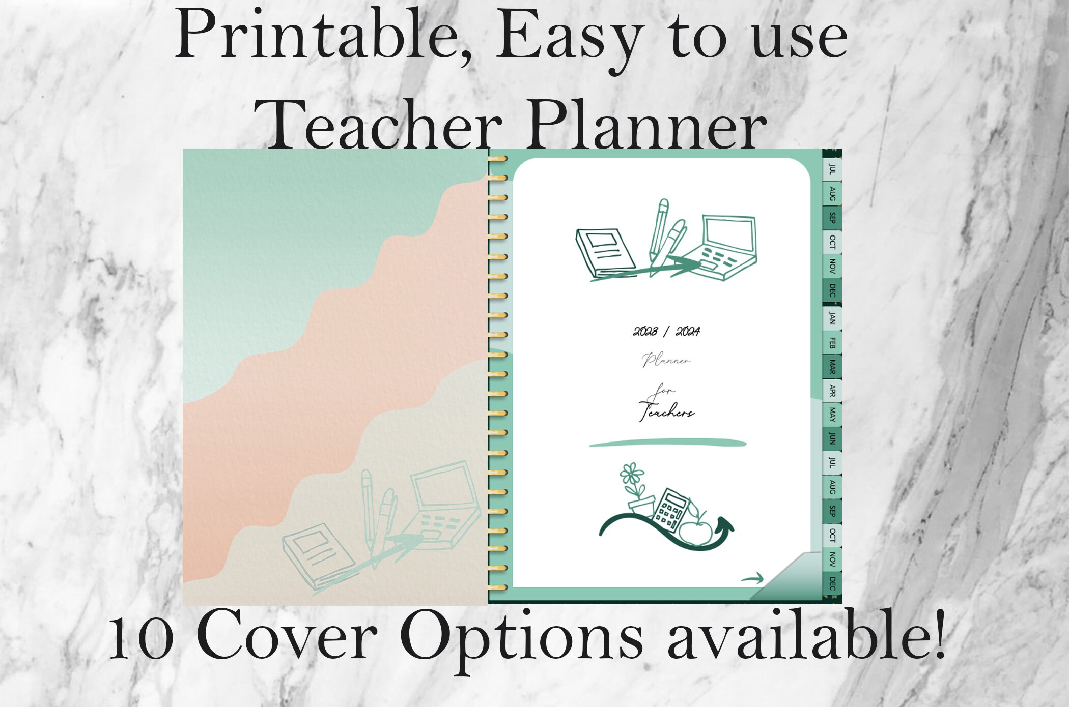 Printable, Simple, Essential Teacher Planner for 2023-2024 School Year ...
