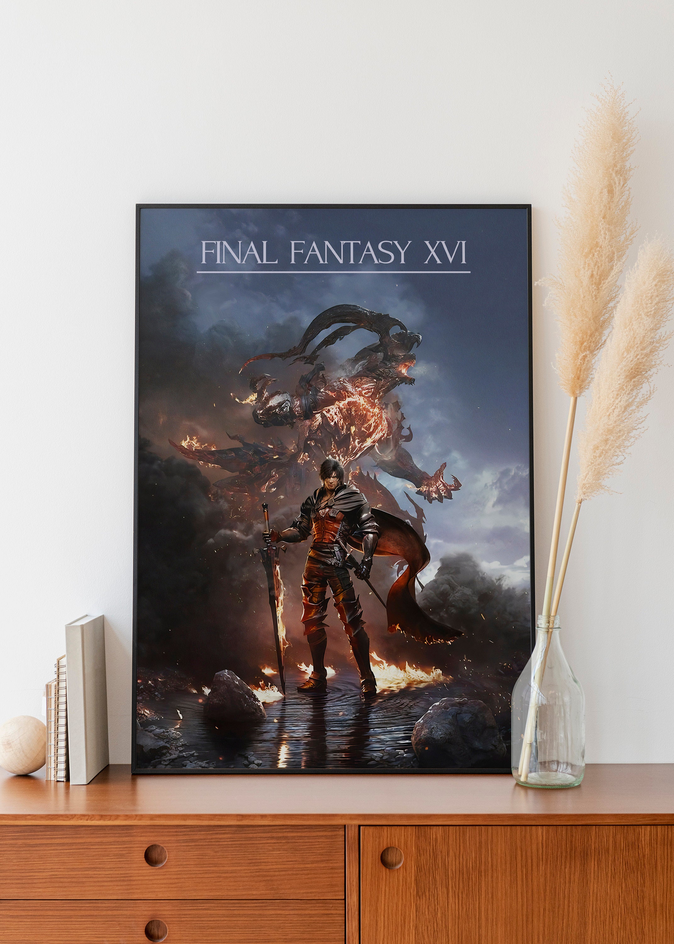 Final Fantasy XVI Game Poster Video Game Wall Print - Etsy