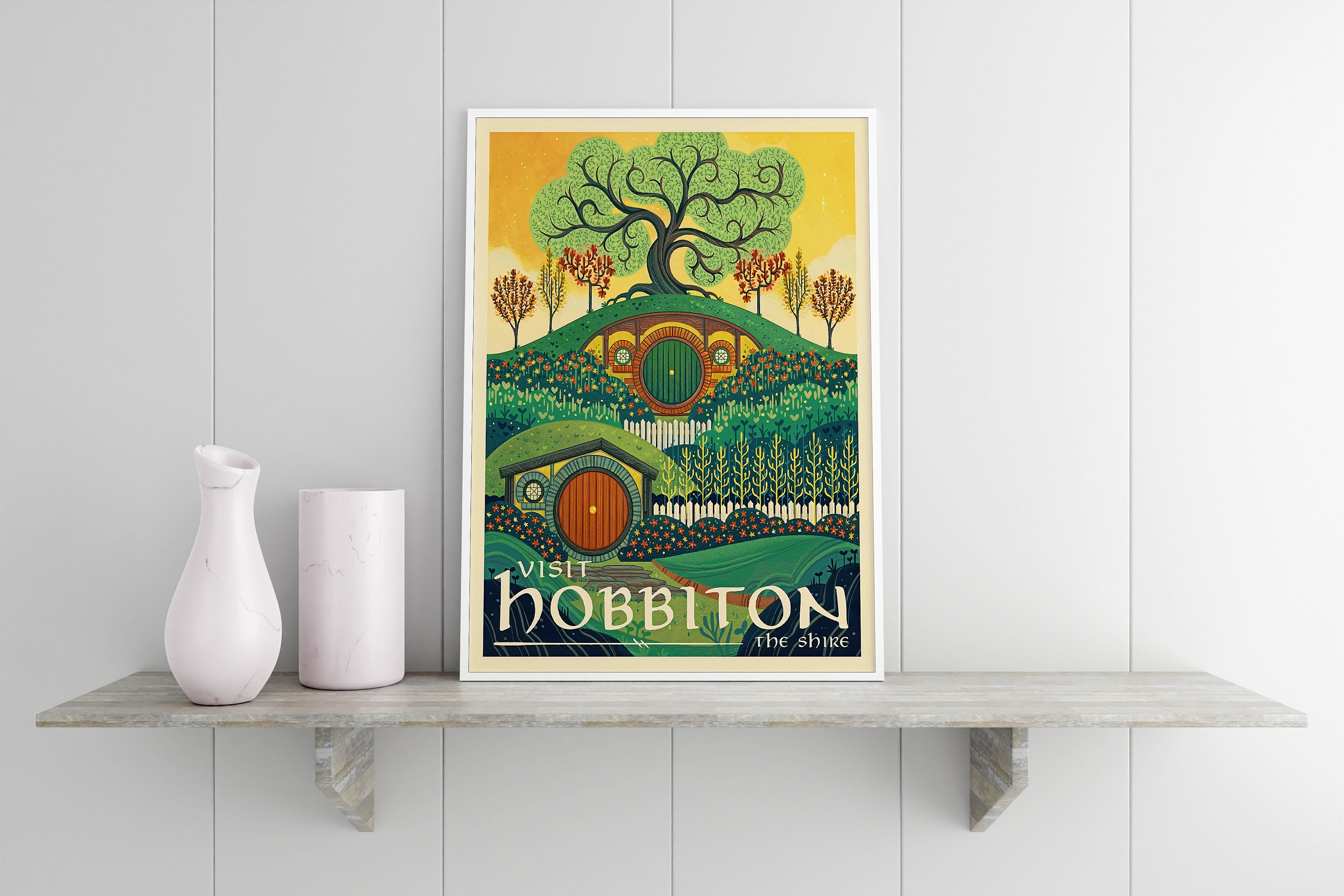Hobitton Design Poster Lord of the Rings Wallart Print - Etsy