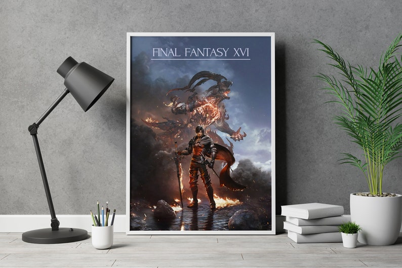 Final Fantasy XVI Game Poster Video Game Wall Print - Etsy