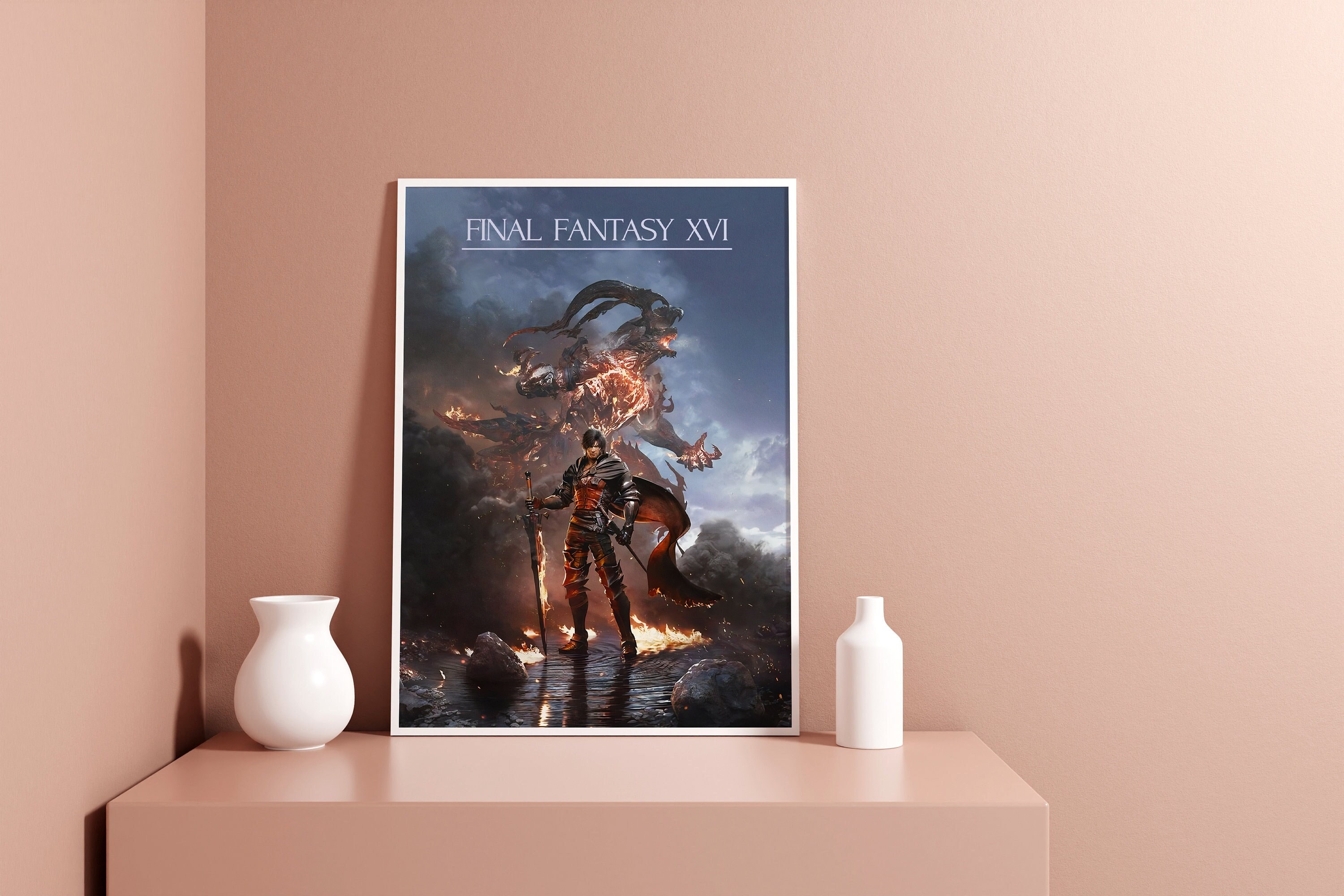 Final Fantasy XVI Game Poster Video Game Wall Print - Etsy