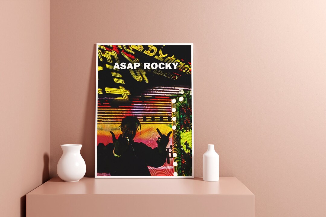 Asap Rocky Poster Design Poster Wallart Print - Etsy
