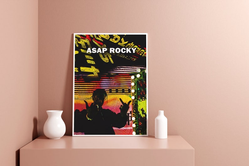 Asap Rocky Poster Design Poster Wallart Print - Etsy