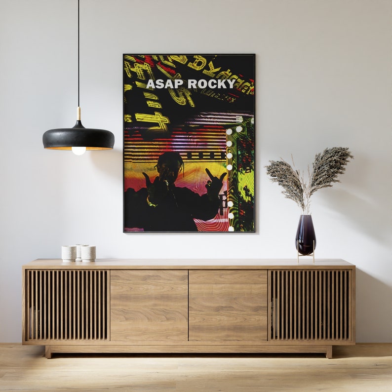 Asap Rocky Poster Design Poster Wallart Print - Etsy