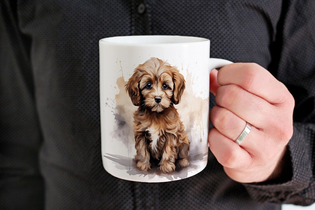Cockapoo Puppy Mug – Cute Doodle Dog Coffee Cup – Cockapoo Mom Gift ...