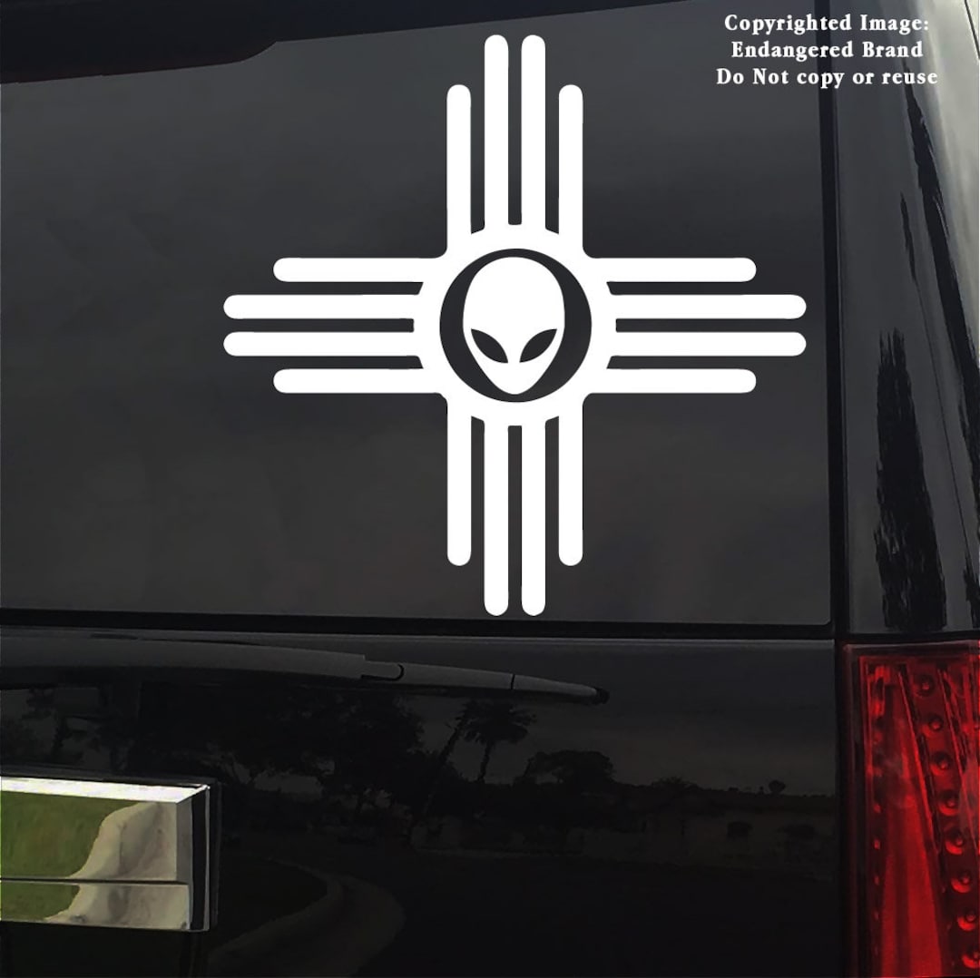 NM Zia Alien C Sticker Decal - Etsy