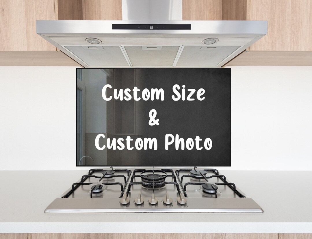 Tempered Glass Personalized Backsplash-custom Backsplash - Etsy UK