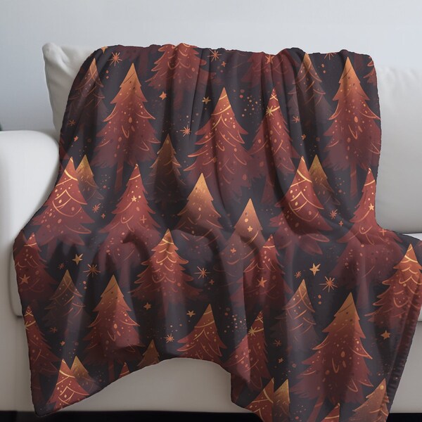 Red Throw Blanket - Etsy