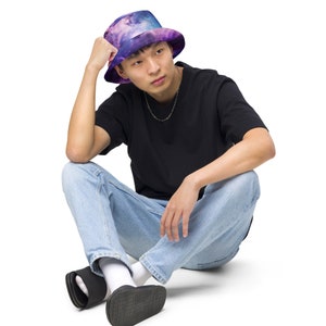 Galaxy Bucket Hat, Space Rave Hat, Music Festival Hat - Etsy
