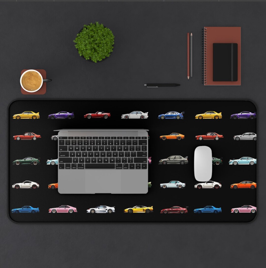 Import Cars Japanese Drifting Desk Mats | Mouse Pad | Computer | Laptop ...