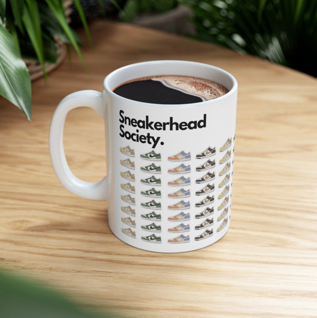 Sneakerhead Streetwear Ceramic Mug 11oz Sneaker Collection Hypebeast ...