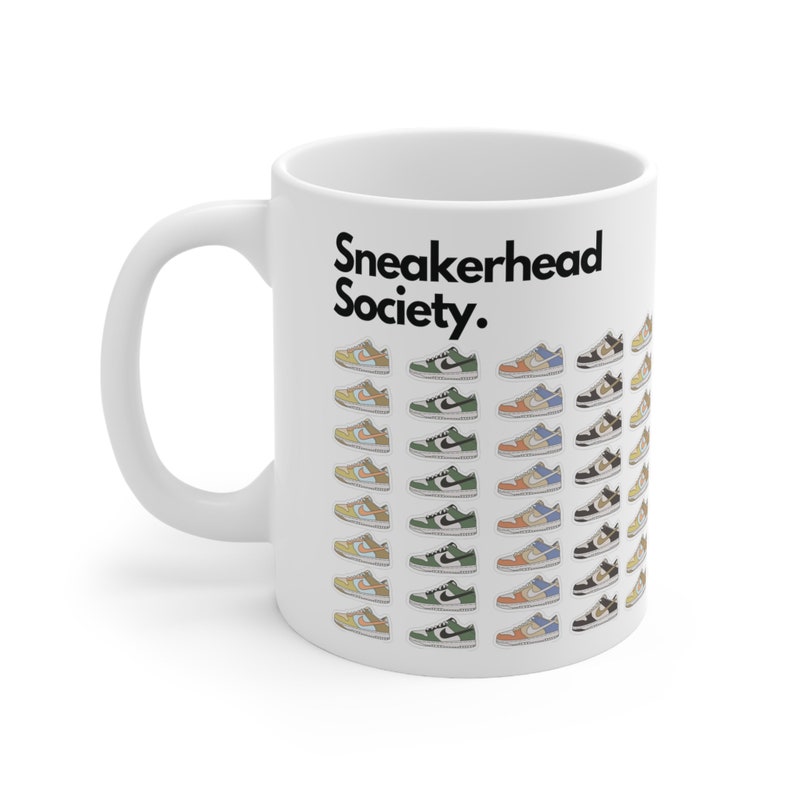 Sneakerhead Streetwear Ceramic Mug 11oz Sneaker Collection Hypebeast ...