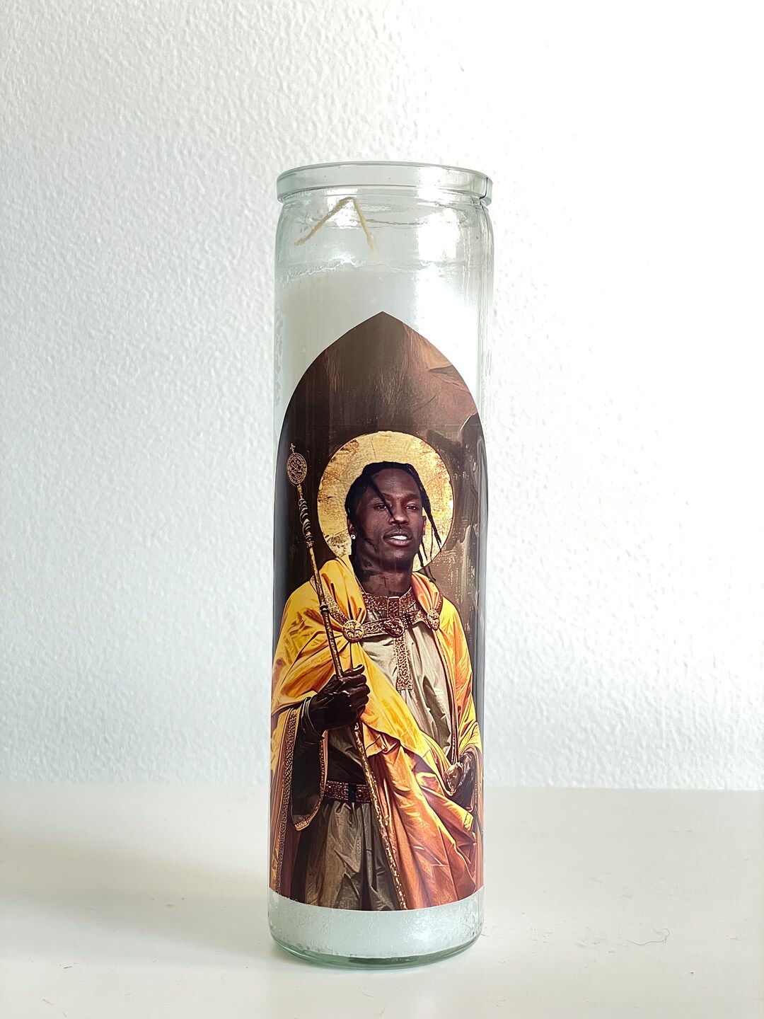 Travis Scott Prayer Candle Unique Gift Hypebeast Sneakerhead Decor - Etsy