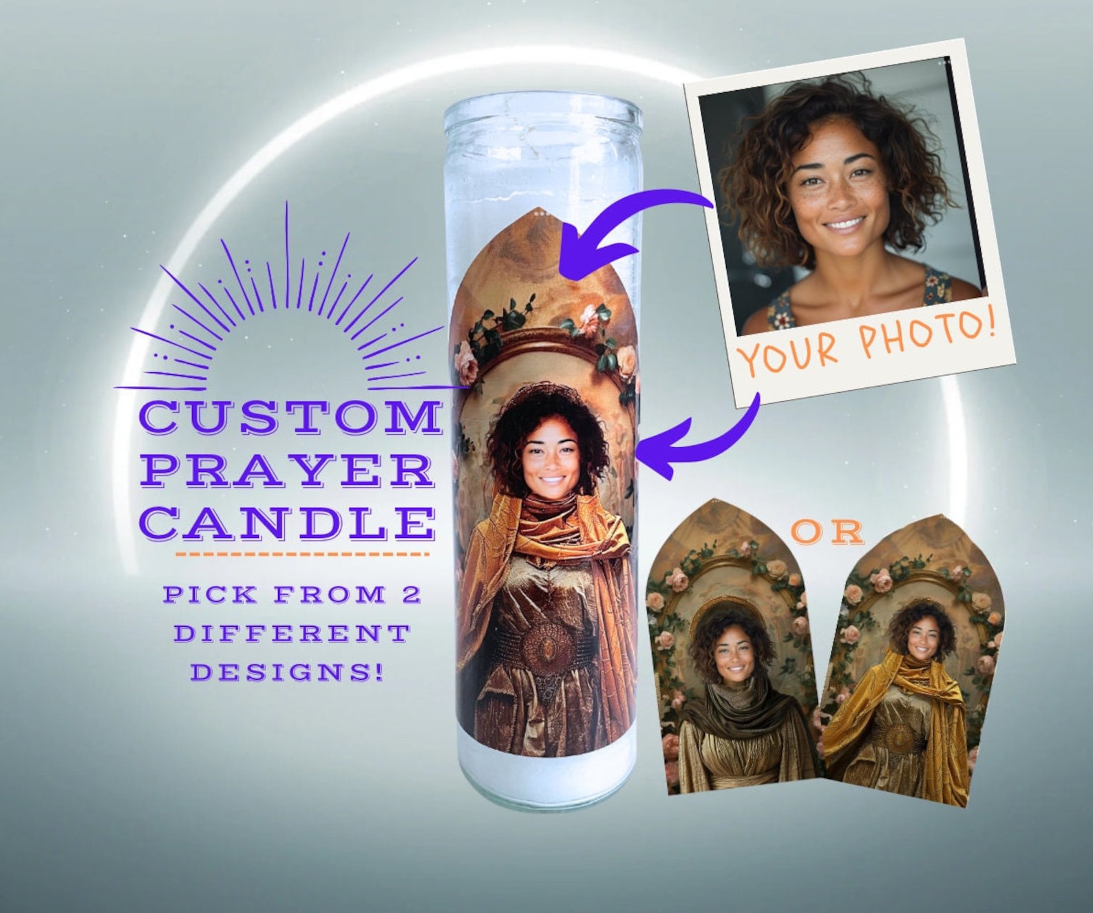 Customized Prayer Candle | Gift | Decor | Humor | Unique | Personalized ...