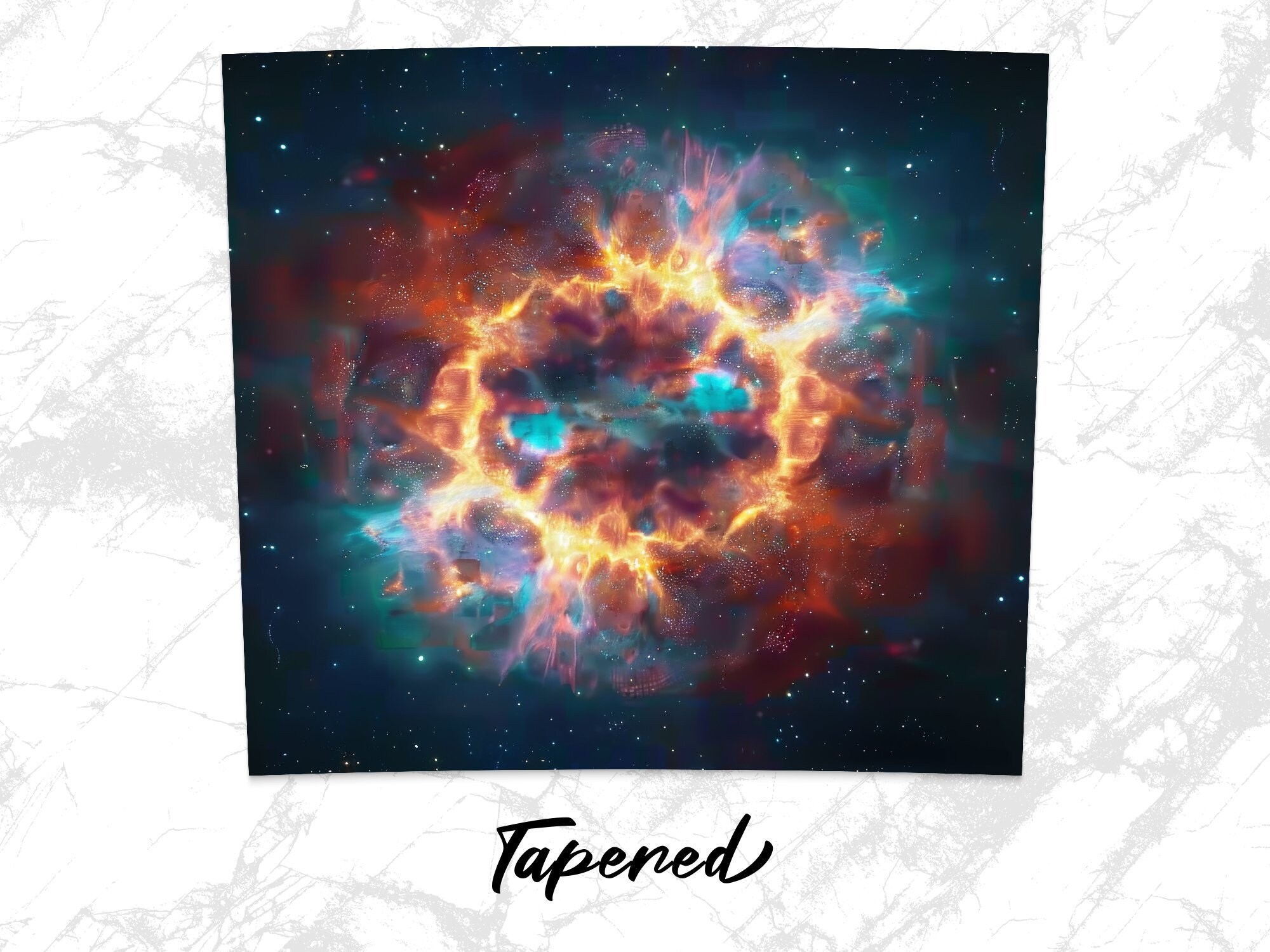 Galactic Nebula Space Design 20oz Skinny Tumbler Wrap, Seamless PNG ...