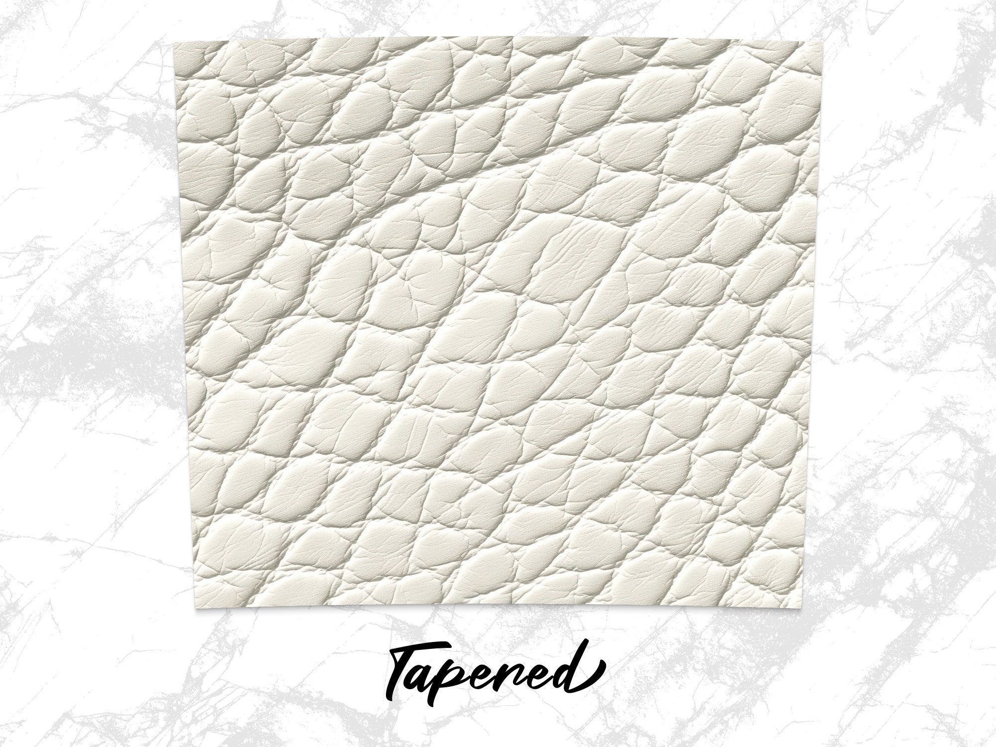 White Quilted Leather Texture Seamless Tumbler Wrap, 20oz Skinny ...