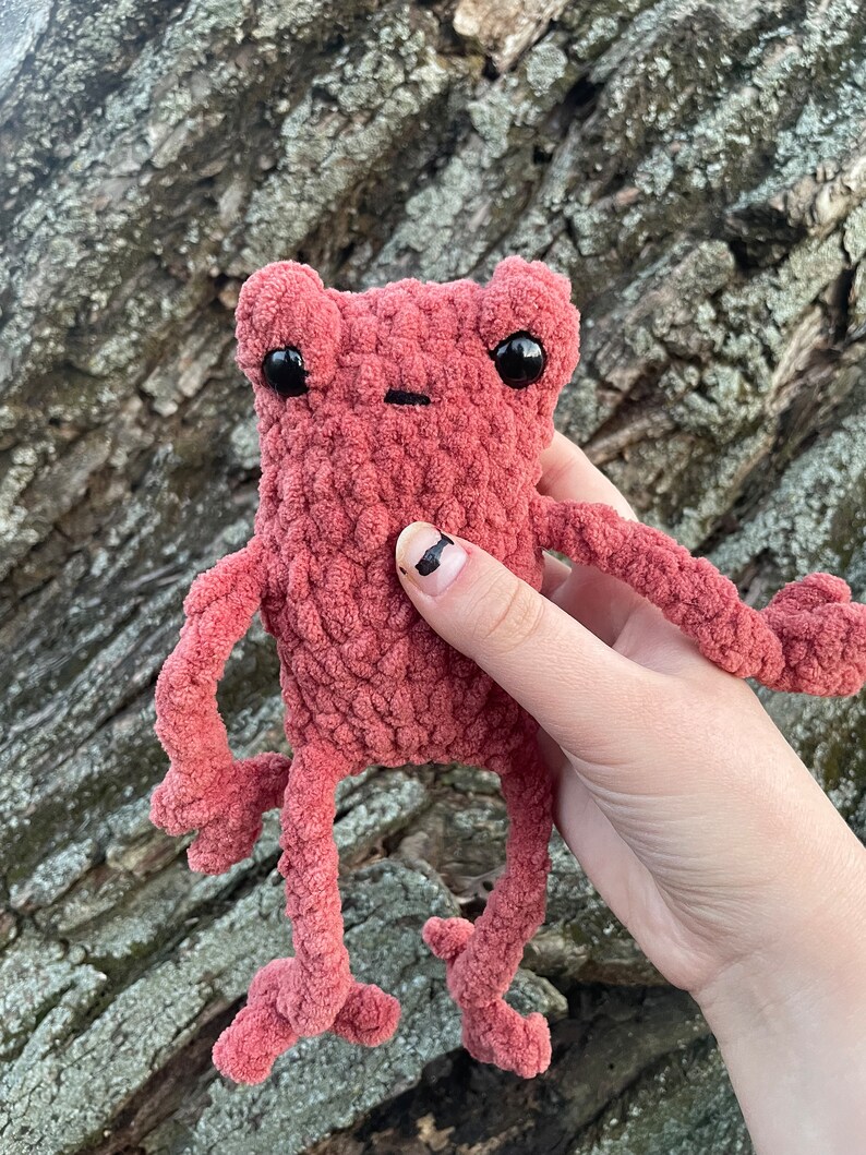 Leggy Frog Cute Cozy Handmade Crochet - Etsy