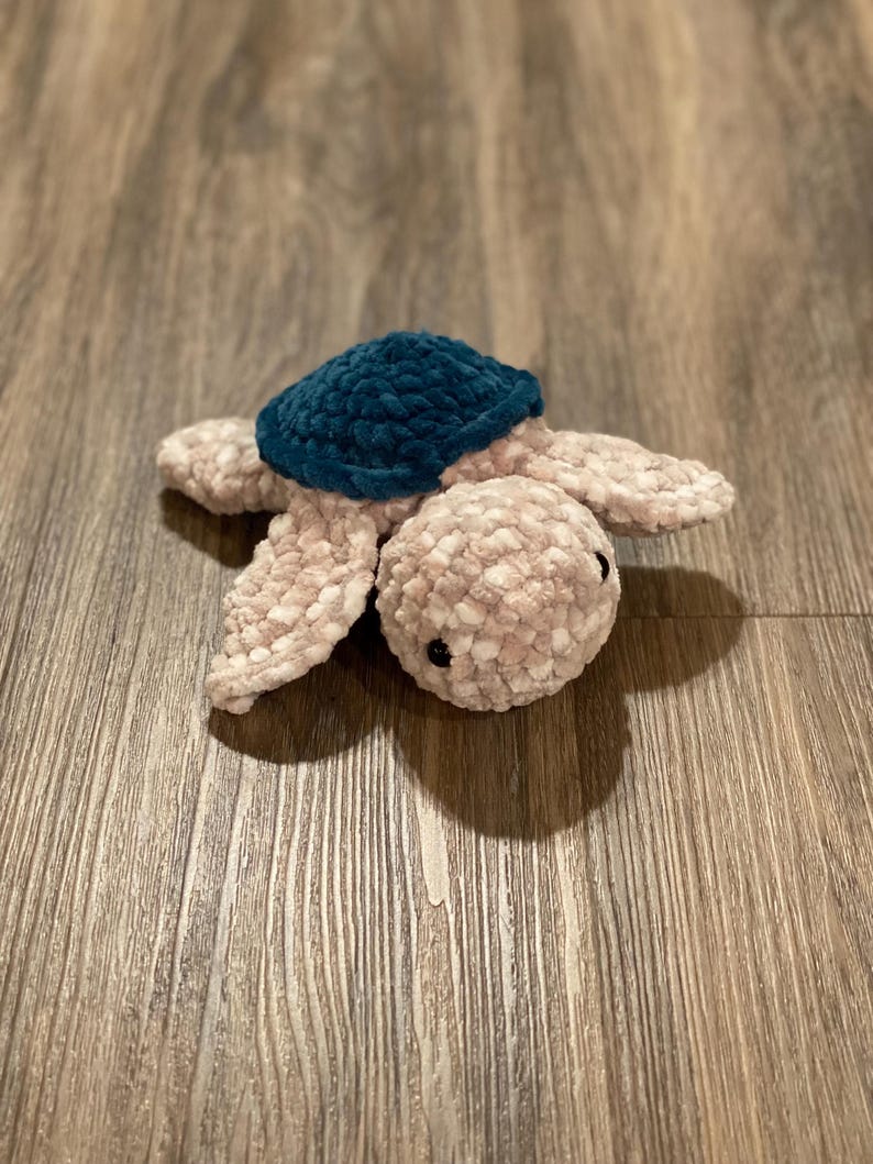 Mini Crochet Turtle Plush - Handmade Amigurumi With 4 Color Options - Etsy