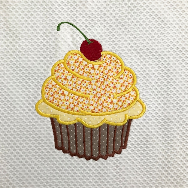 Cupcake Embroidery - Etsy