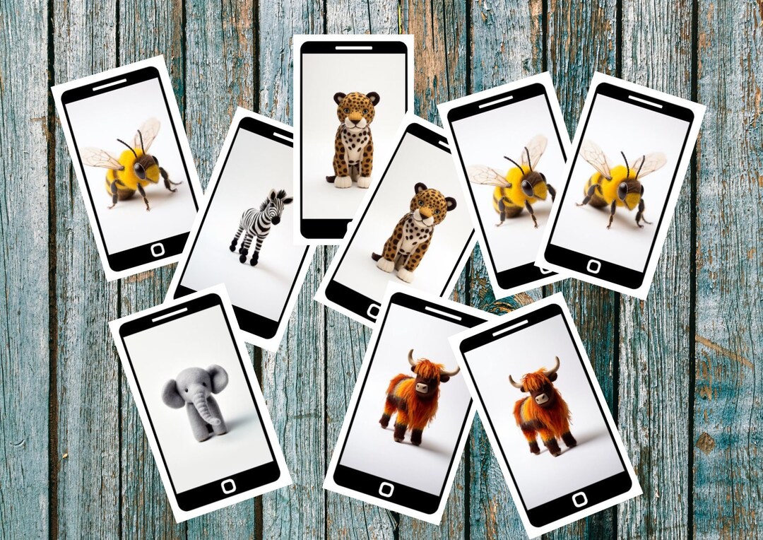 Memory Game/ Snap Card Game Instant Download - Etsy