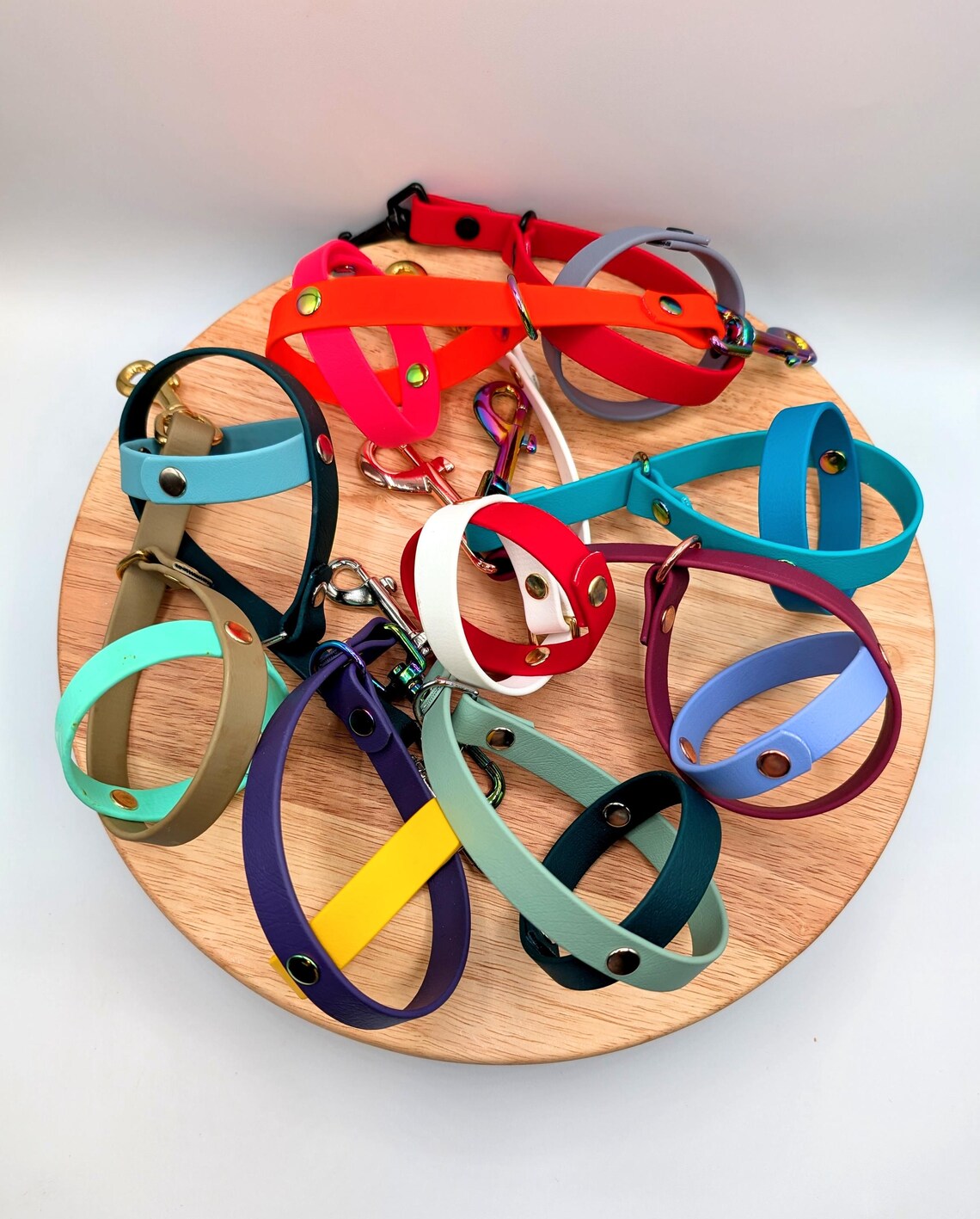 READY TO SHIP | Two-tone Biothane Ball Holder - Etsy